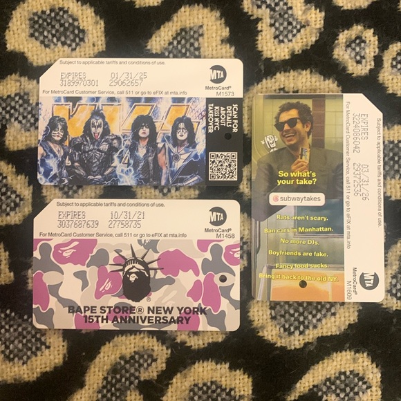 Other | Rare Nyc Metrocard Like Series 3 Cards | Poshmark